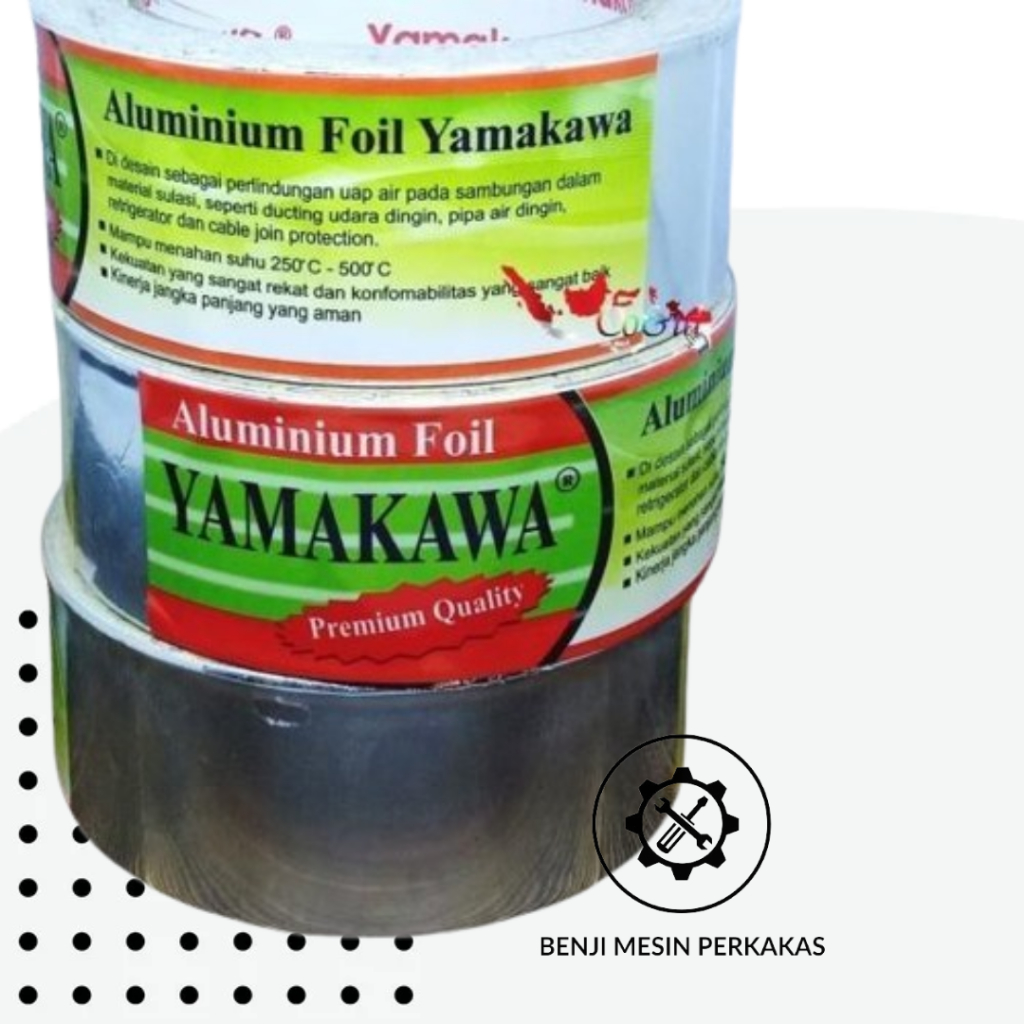 Jual LAKBAN ALUMUNIUM TAPE SOLATAPE 46 MM X 30 METER LAKBAN TAHAN PANAS ...