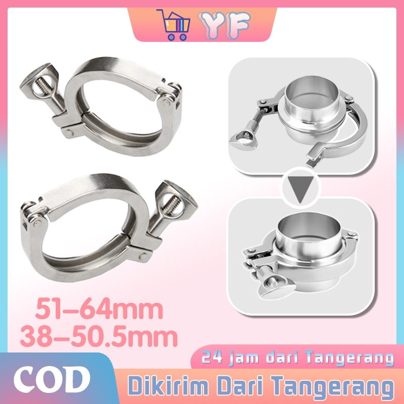 Jual Clamp Superior Stainless 304 Hose Clamp Clamp Ferrule 38MM 51MM ...