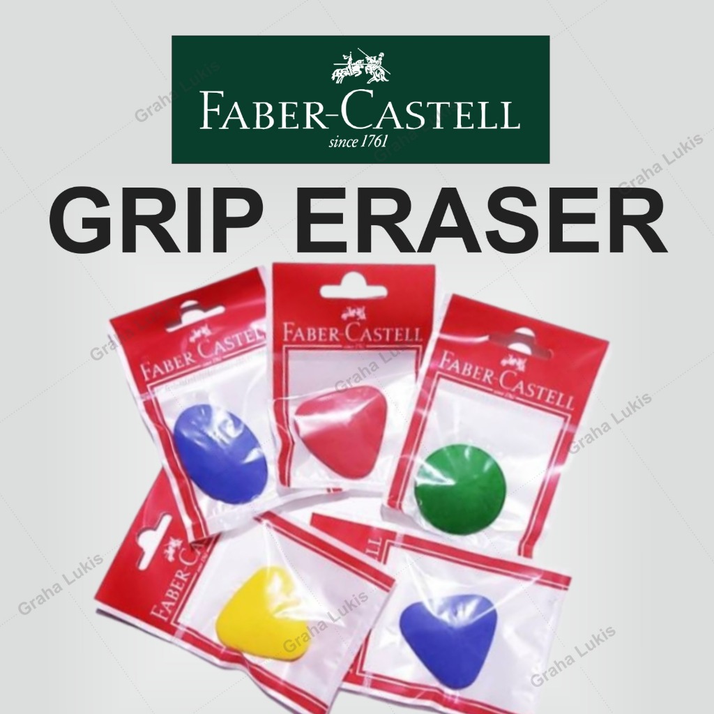 Jual Faber Castell Grip Eraser - Penghapus crayon dan Pencil Warna ...