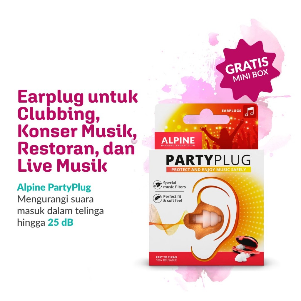 Jual Alpine Party Plug / Ear plug Clubbing / Party | Shopee Indonesia