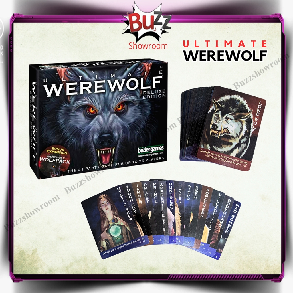 Jual Ultimate Werewolf Deluxe Edition board game Card Games | Shopee ...
