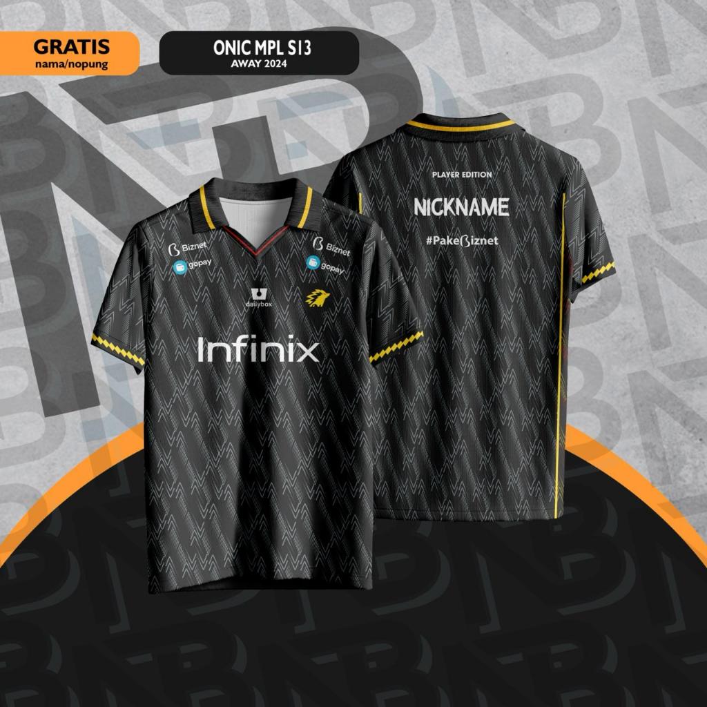 Jual Jersey Game Onic MPL S13 Away 2024 | Shopee Indonesia