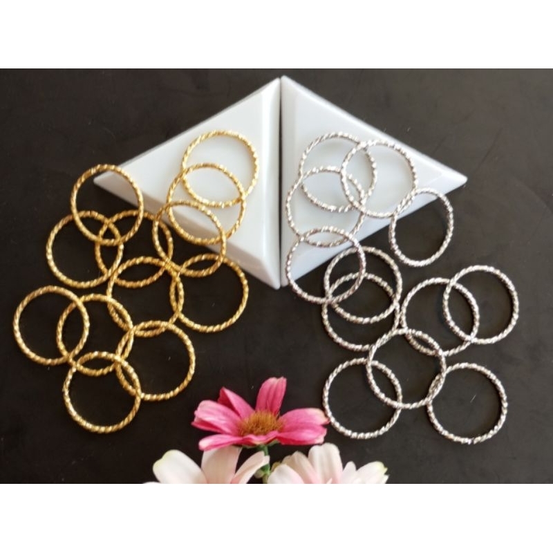 Jual 12 biji Ring Gerigi 2,5cm | Shopee Indonesia