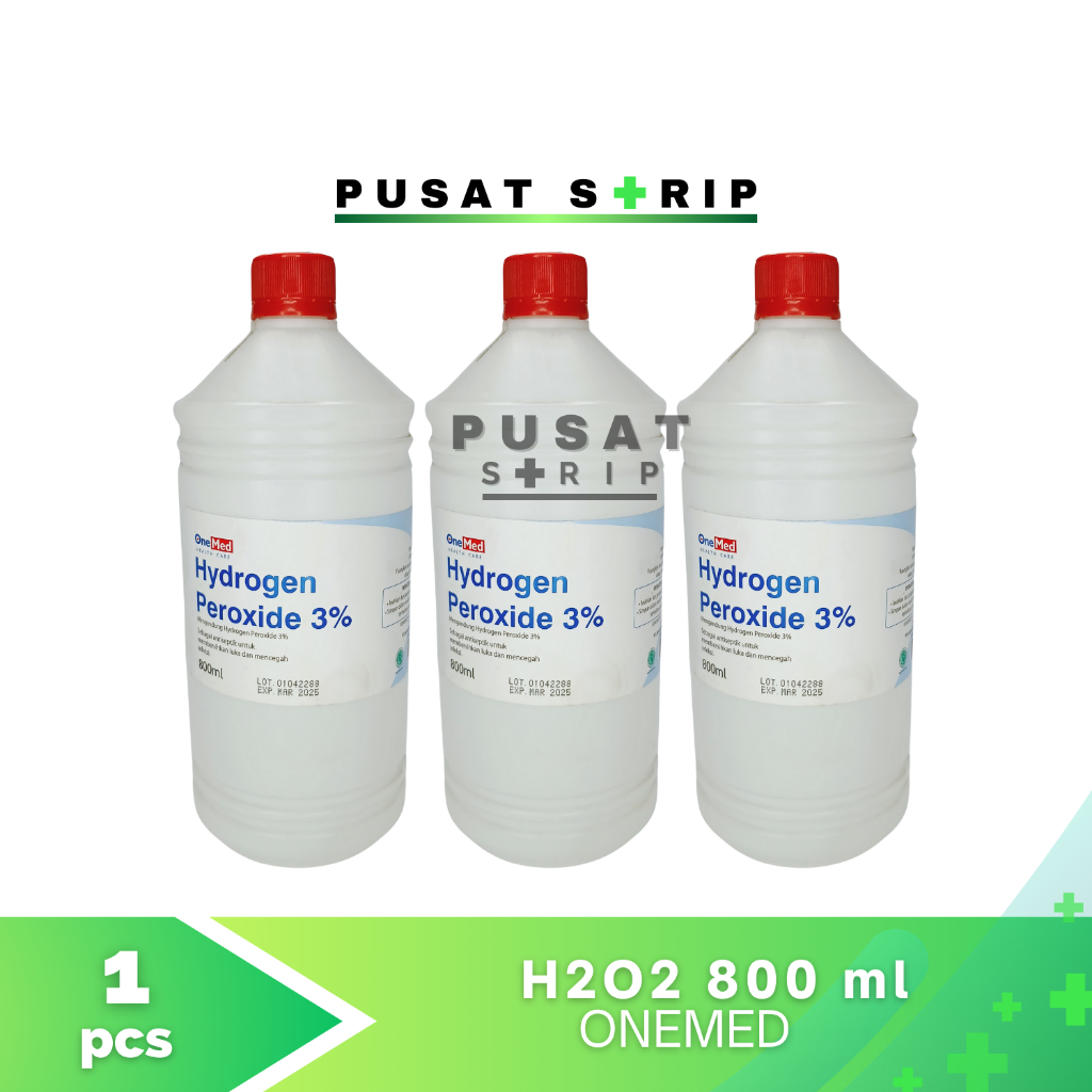 Jual Hydrogen Peroxide H202 3% 800 ml OM | Shopee Indonesia