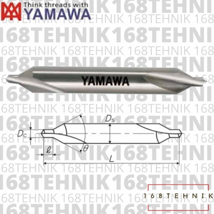 Jual YAMAWA CENTER DRILL SEMUA UKURAN / BOR CENTER SEMUA UKURAN / CENTER BOR SEMUA UKURAN ...