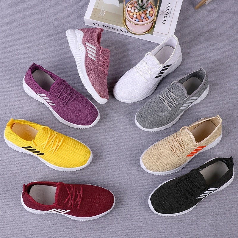 Jual PAT PAT PAT PAT , Sepatu Sneakers Wanita Sepatu Sport Lentur GARIS ...