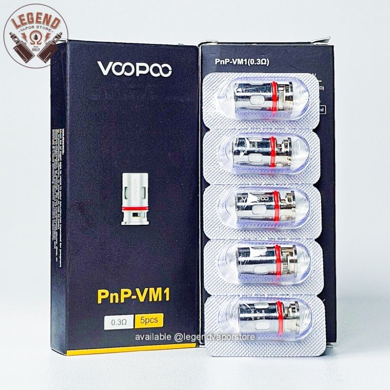 Jual COIL VOOPOO PNP-VM1 0.3 OHM AUTHENTIC HARGA SATUAN | Shopee Indonesia