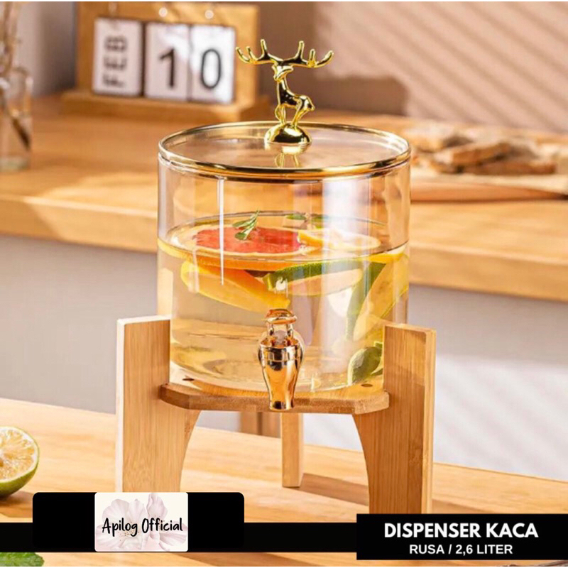 Jual Hampers Parcel - Kado Dispenser Minuman Kaca Water Jug Kaca dengan ...