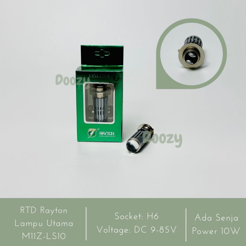 Jual RTD RAYTON Lampu Utama LED Socket H6 M11Z - LS10 Tanpa Kipas ...