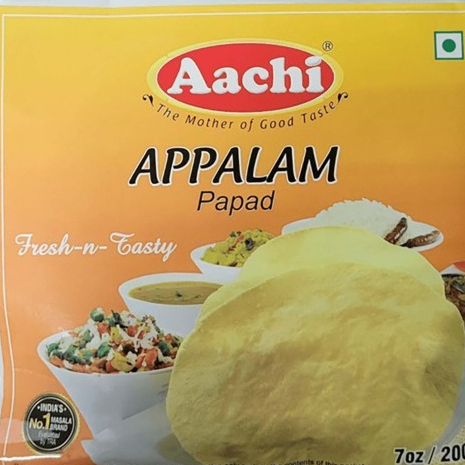 Jual APPALAM PAPAD AACHI 200G Fresh & Tasty / Kerupuk India | Shopee Indonesia