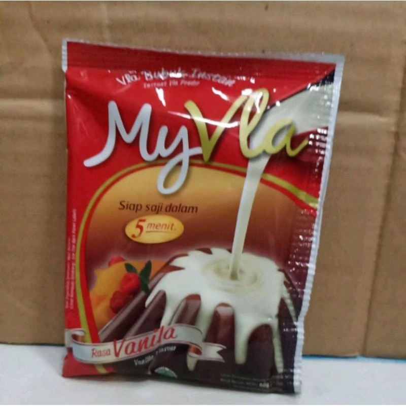 Jual My Vla Vanilla Nutrijell 60 gram | Shopee Indonesia