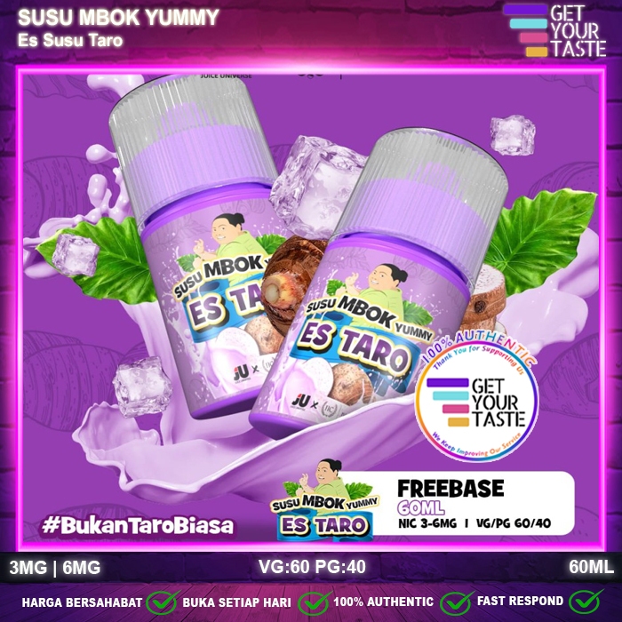 Jual Liquid Susu Mbok Yummy Es Taro 60ML by IJC x Juice Universe | Shopee Indonesia