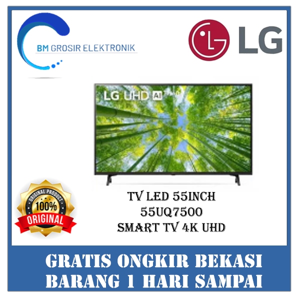 Jual LG TV LED 55UQ7500 TV 55 INCH SMART TV UHD 4K | Shopee Indonesia