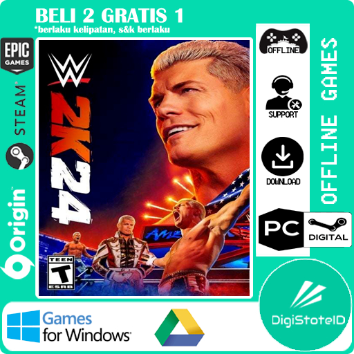 Jual PC Games WWE 2K24 Deluxe Edition | Shopee Indonesia