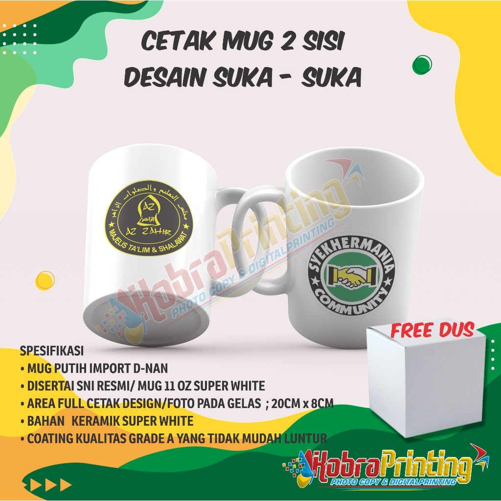 Jual CETAK MUG CUSTOM | Shopee Indonesia