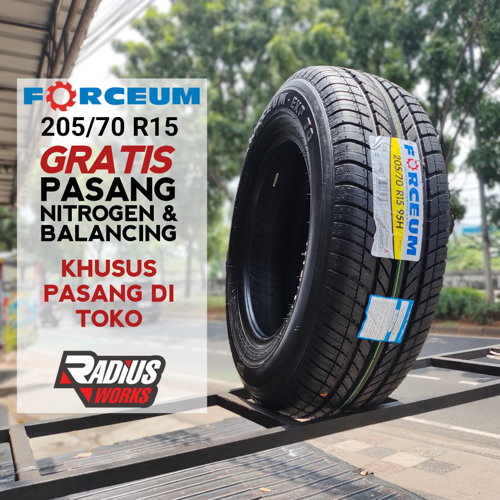 Jual Ban standar mobil ukuran 205 70 R15 merek forceum exp 70 Tubles ...