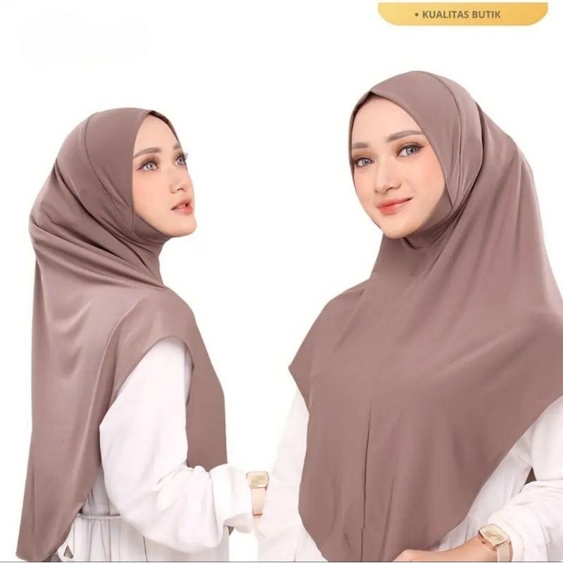 Jual Hijab Instan Dagu Malaysia Jersey Jilbab Instan Dagu Malay Jersey Size M | Shopee Indonesia