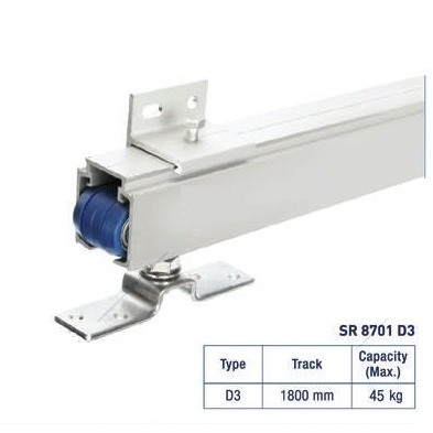 Jual Rel Sliding Track Dekkson Pintu Kayu Aluminium Besi 180 Cm D3 ...