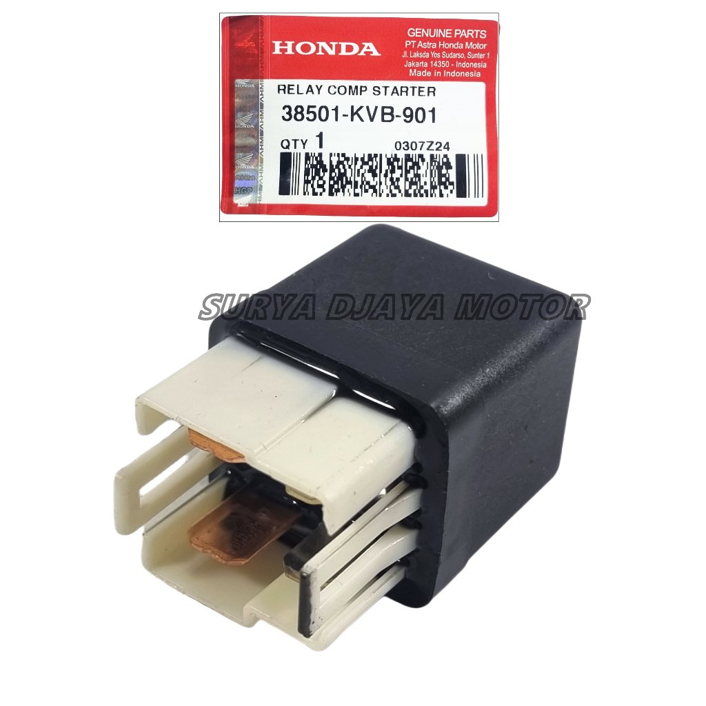 Jual 38501-KVB-901 Relay Bendik Stater Beat Scoopy Spacy Vario 110 CW ...