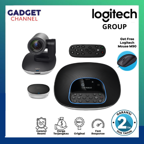 Jual Video Conference Camera Logitech VC Group Hd & 10X Zoom - Garansi ...