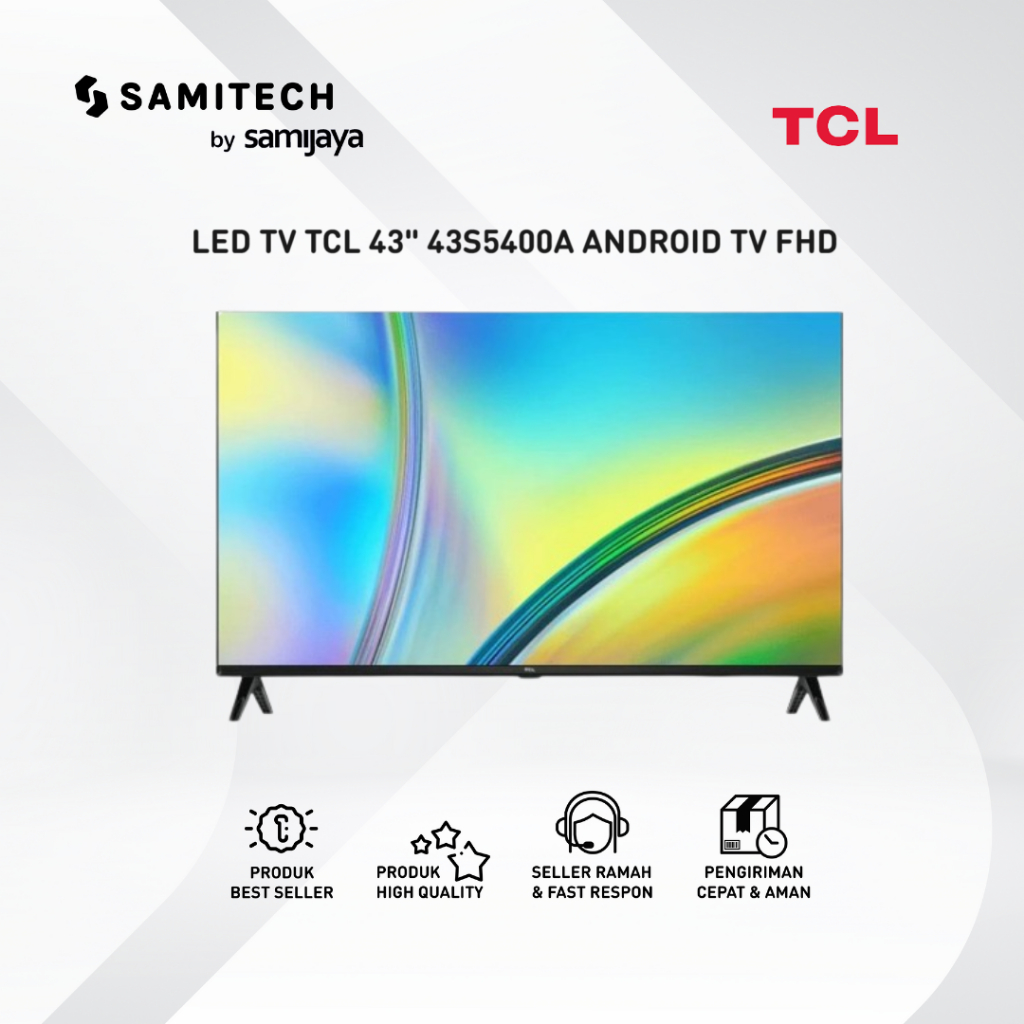 Jual LED TV TCL 43" 43S5400A 43 S5400A 43INCH ANDROID TV FHD | Shopee ...