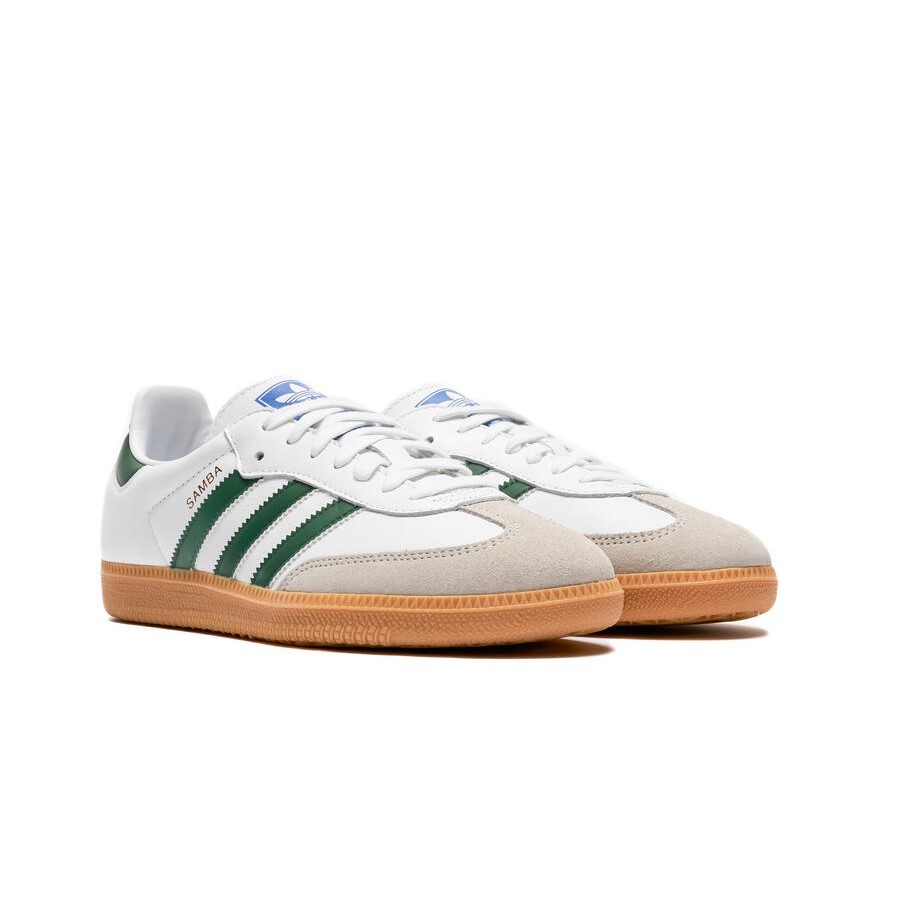 Jual Adidas Samba OG Cloud White Collegiate Green Gum IE3437 | Shopee Indonesia