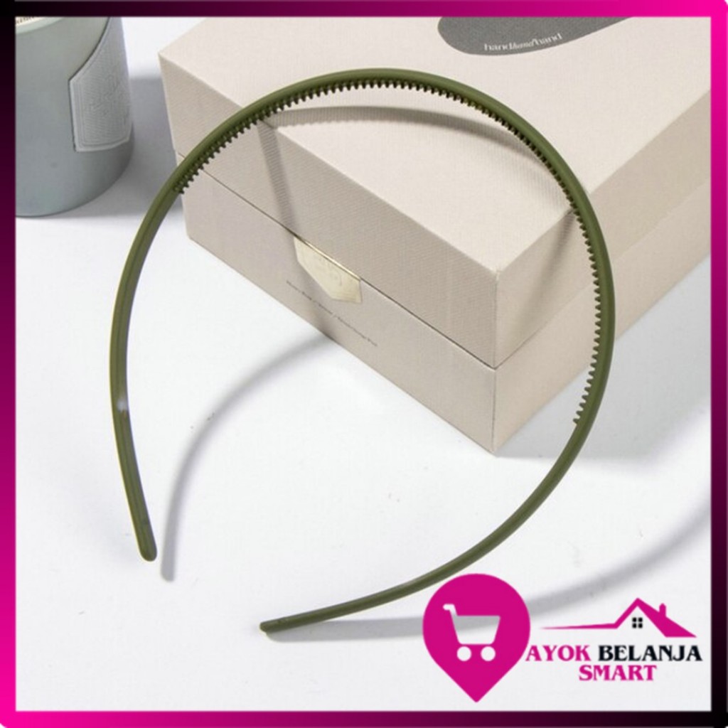 Jual ABS Bando Korea Polos Bulat Tipis Matte Full Color High Quality ...