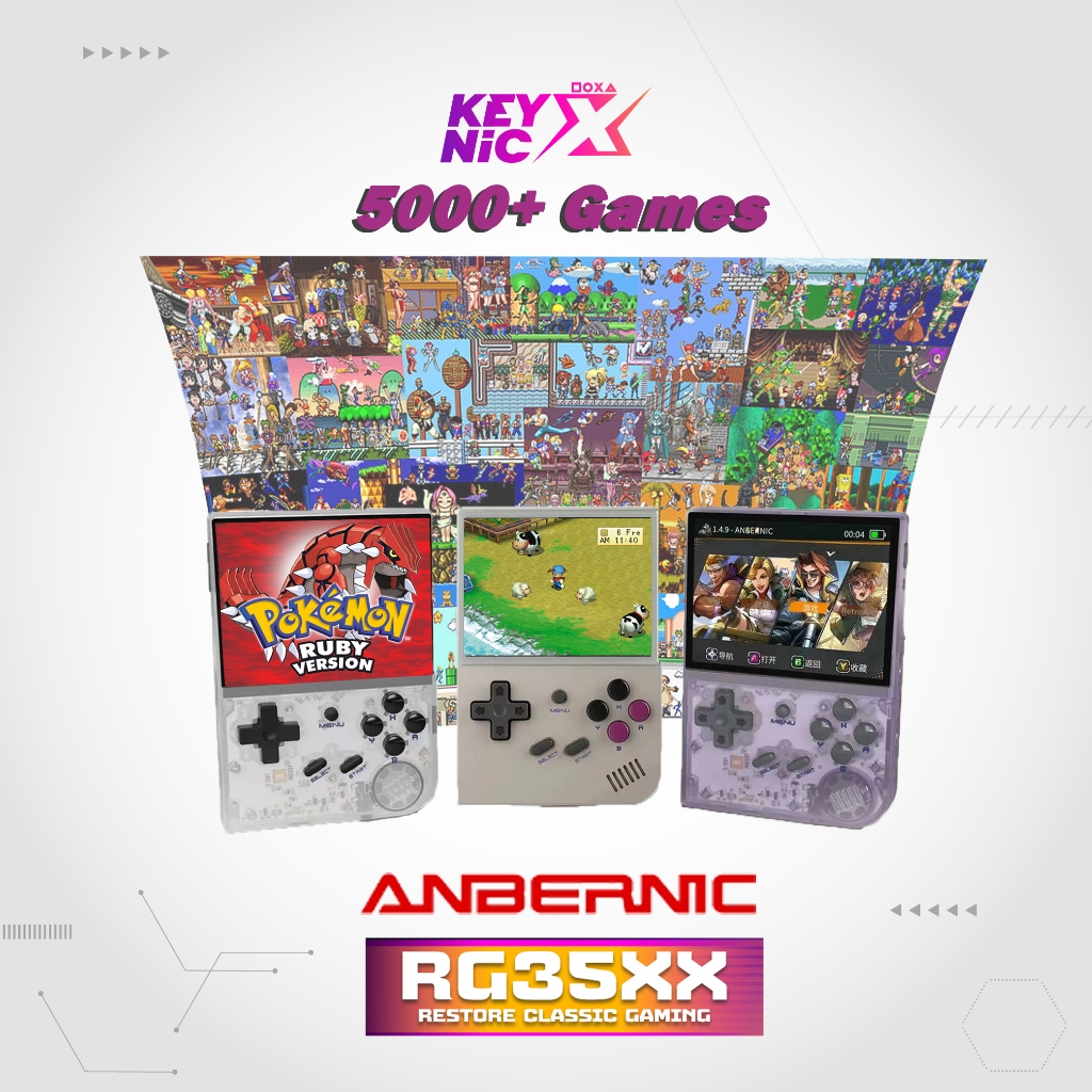 Jual ANBERNIC RG35XX RETRO GAME CONSOLE | Shopee Indonesia