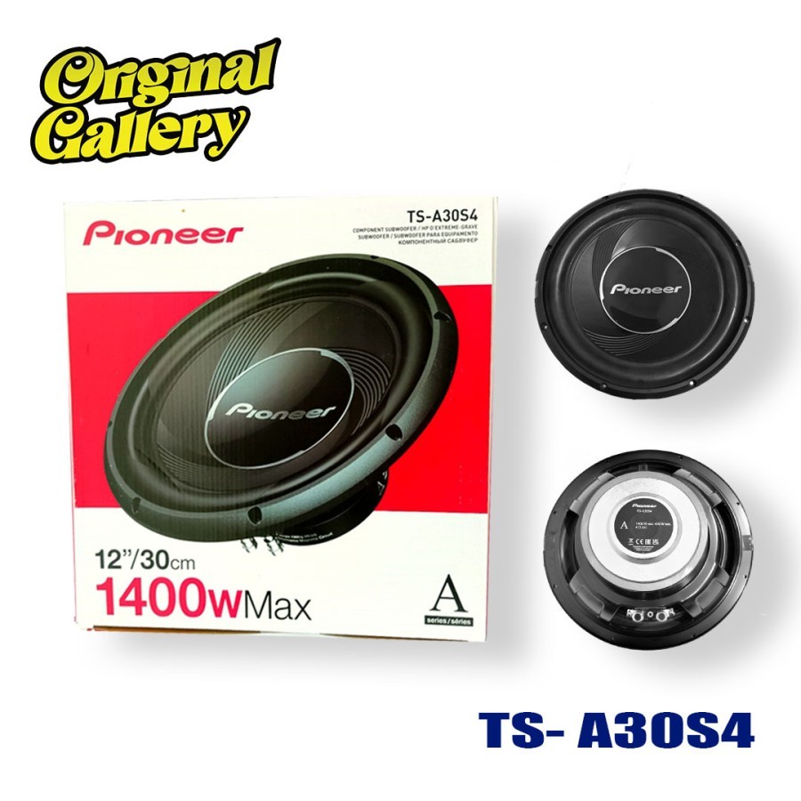 Jual Pioneer Subwoofer TS-A30S4 12 inch | Shopee Indonesia