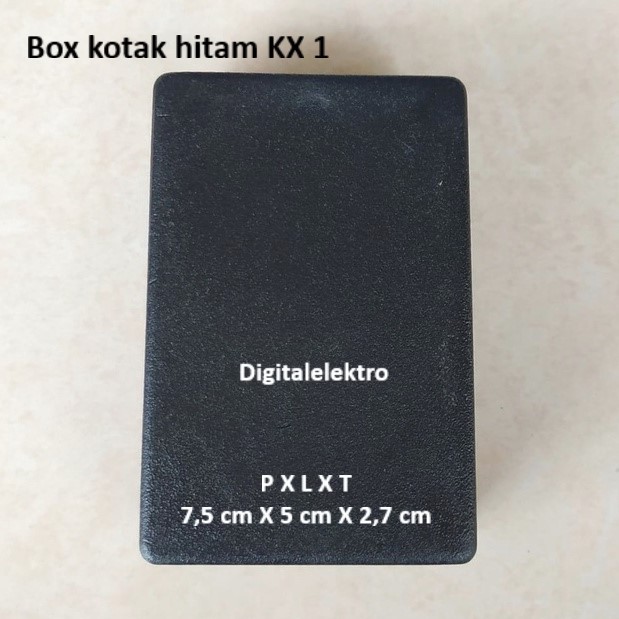 Jual BOX KOTAK KX 1 / BOX PLASTIK HITAM X1 | Shopee Indonesia