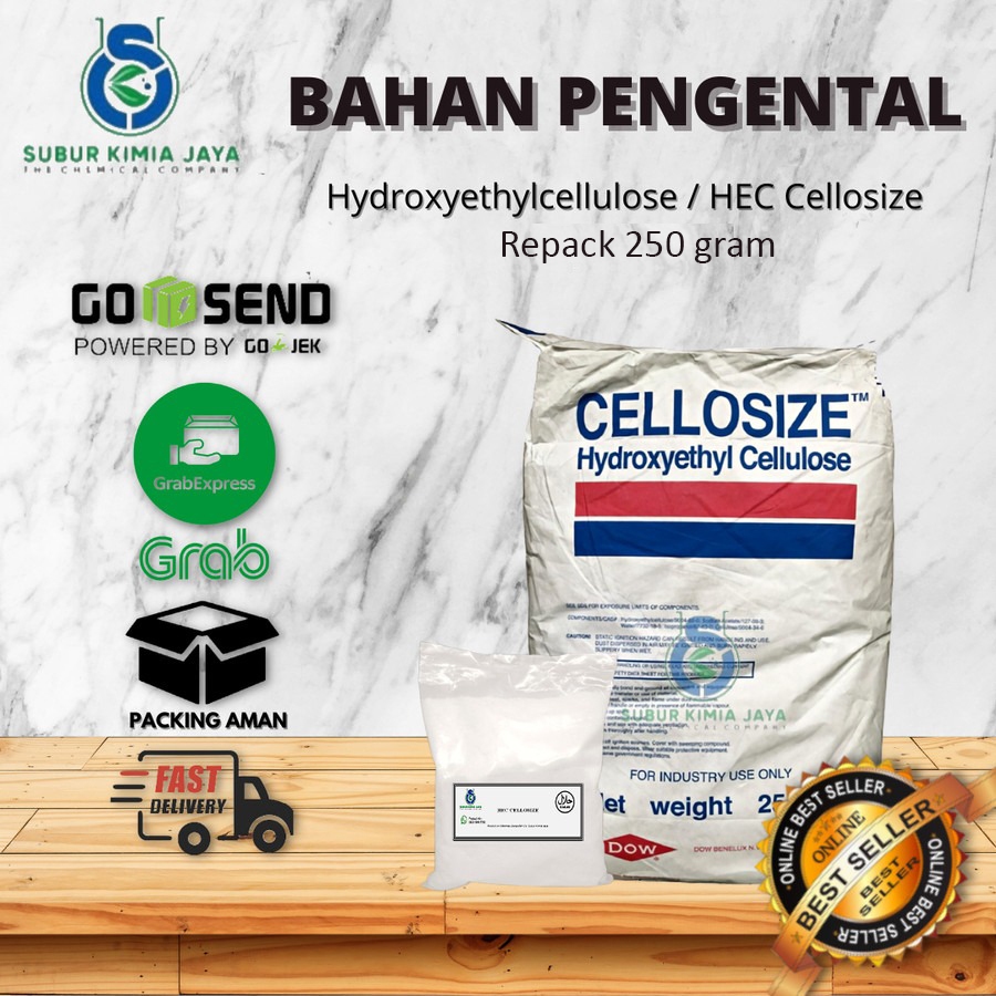 Jual HEC Cellosize / HEC / Hydroxy Ethyl Cellulose 250 gram | Shopee Indonesia