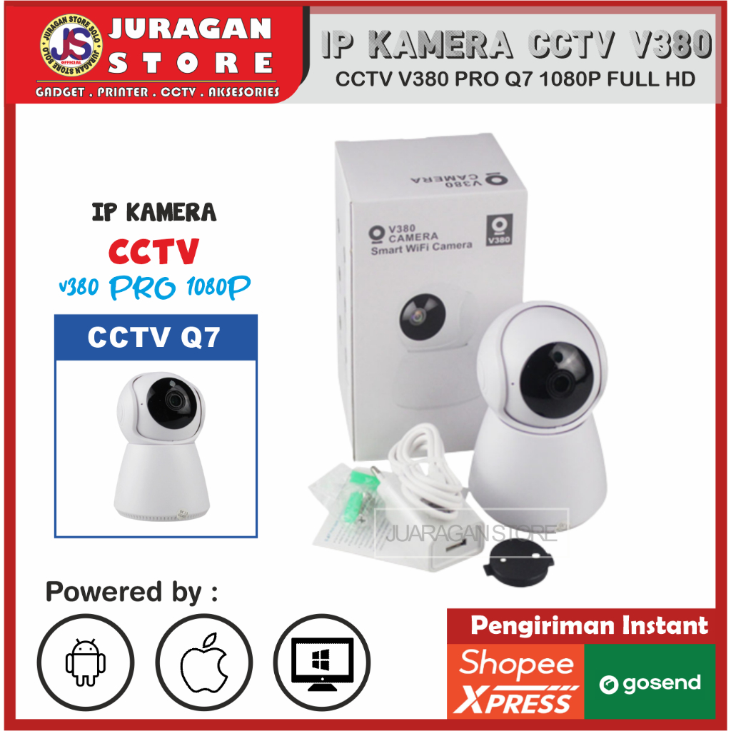 Jual IP Kamera CCTV V380 Bisa Pantau dari HP SNOWMAN Q7S / A7X GRADE ...