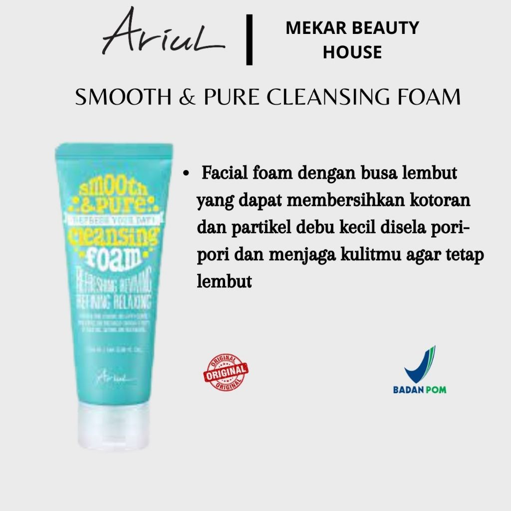Jual Ariul Smooth & Pure Deep Cleansing Foam | Shopee Indonesia