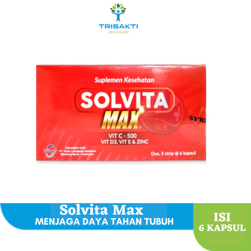 Jual SOLVITA MAX STRIP 6 KAPSUL | Shopee Indonesia
