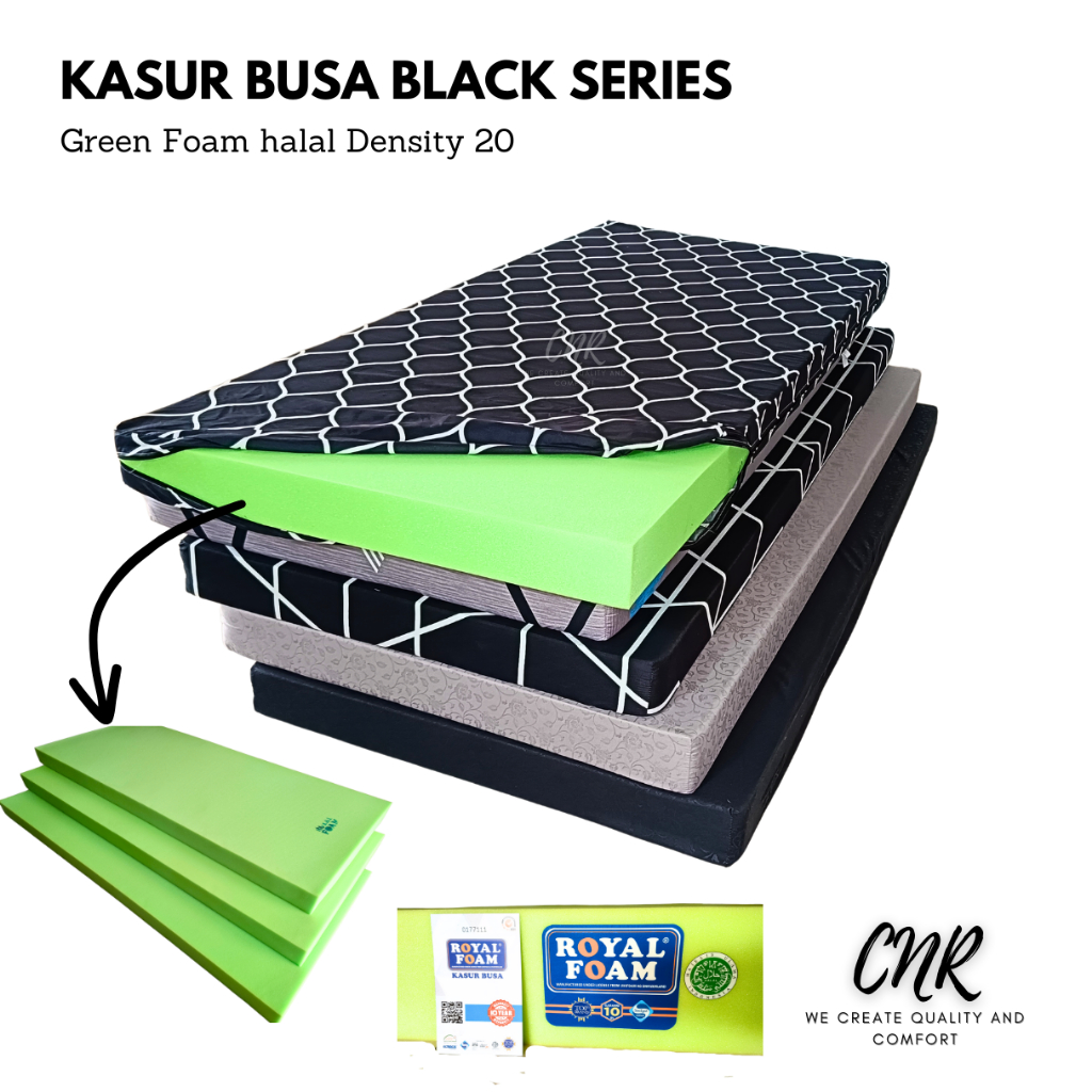 Jual CNR Matras busa kasur tidur tebal empuk buat 1 orang,busa bungkus ...