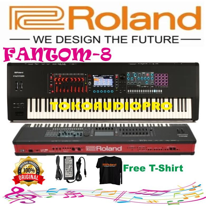 Jual Roland Fantom 8 Music Workstation Keyboard Roland Shopee Indonesia