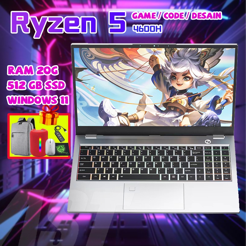 Jual CNAST - Laptop Gaming AMD Ryzen5-4600H 15.6 inch RAM16g+512gb SSD ...