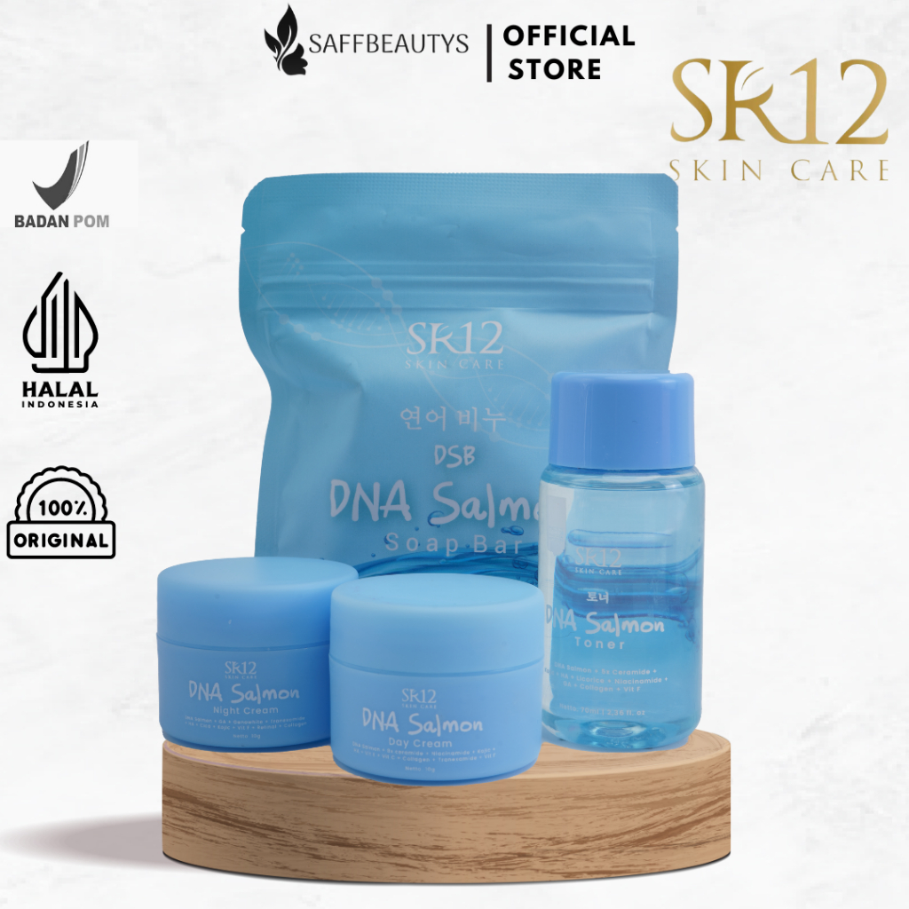 Jual SR12 DNA Salmon Package Paket Perawatan Wajah Glowing Cerah dan Lembab | Shopee Indonesia