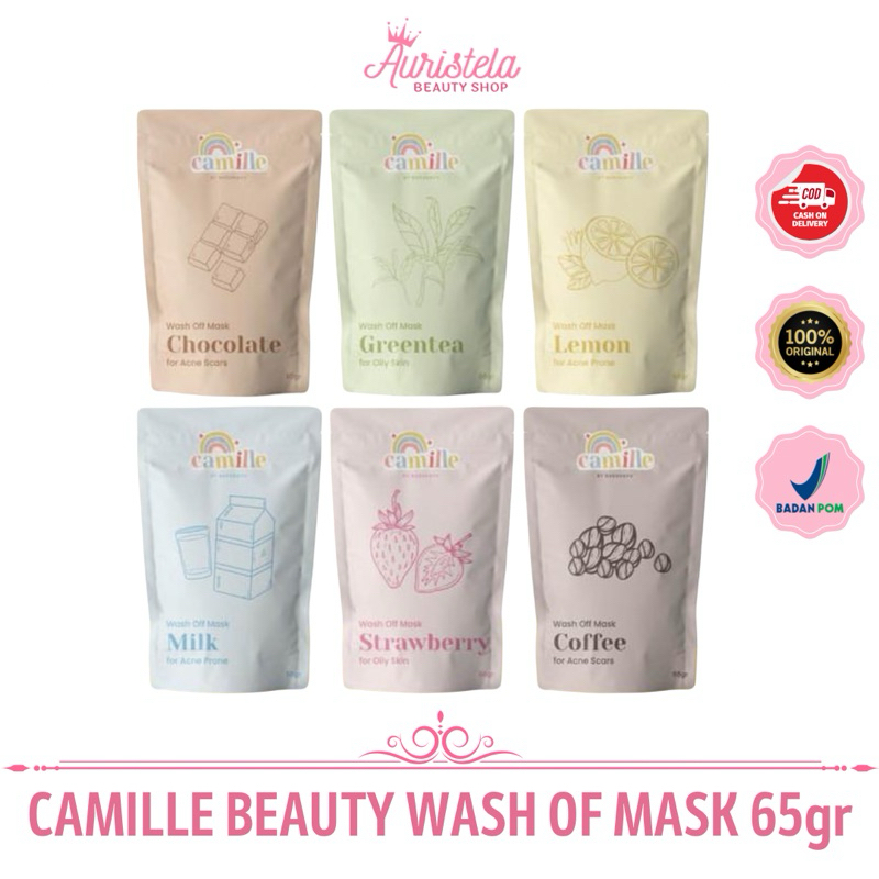 Jual MASKER CAMILLE BEAUTY 65g BESAR (CAMILLE BEAUTY WASH OF MASK) | Shopee Indonesia