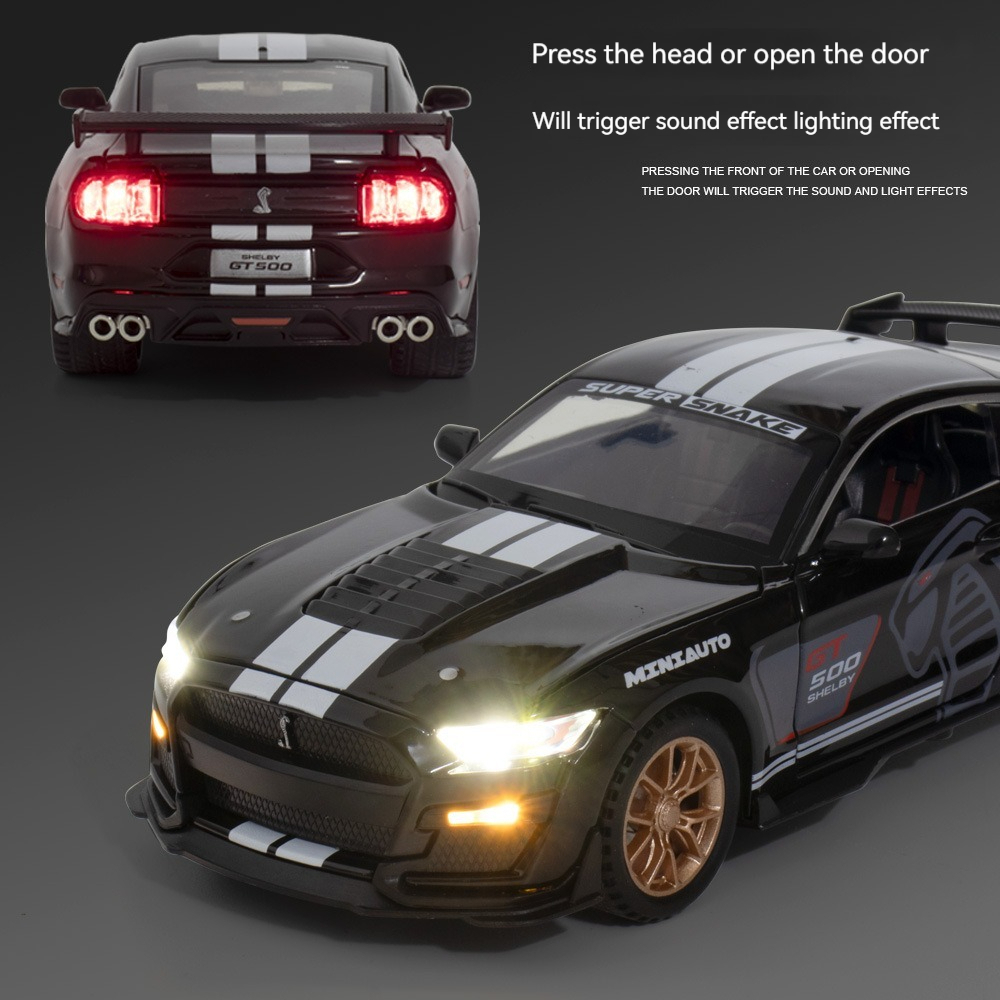 Jual Diecast Mobil Balap Ford Mustang Shelby GT500 Miniauto Skala 1:32 ...