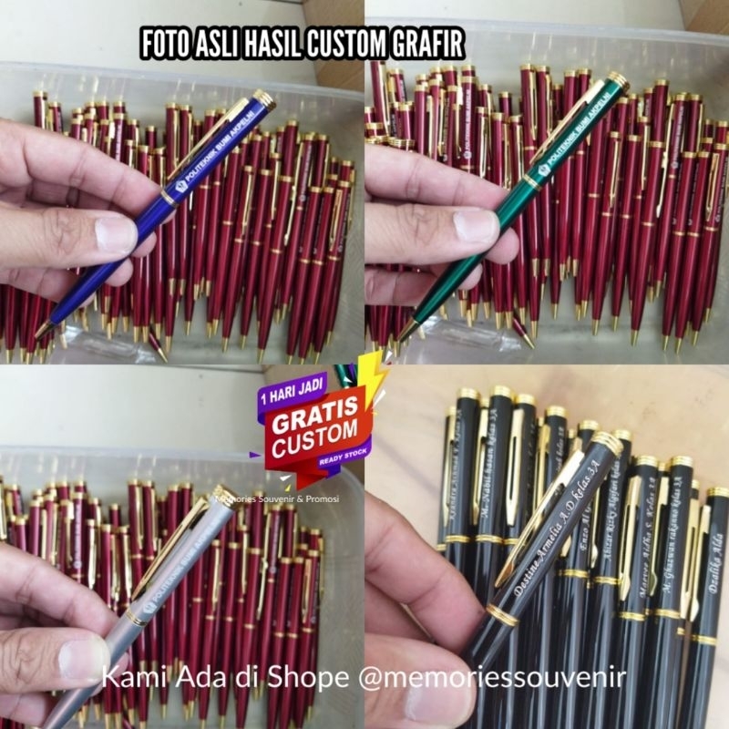 Jual Pen paku medium gratis custom nama logo anda pen souvenir pen ...