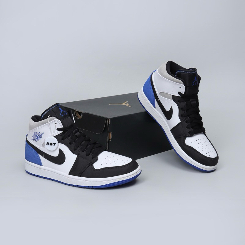 Jual Air Jordan 1 Mid Union Royal | Shopee Indonesia