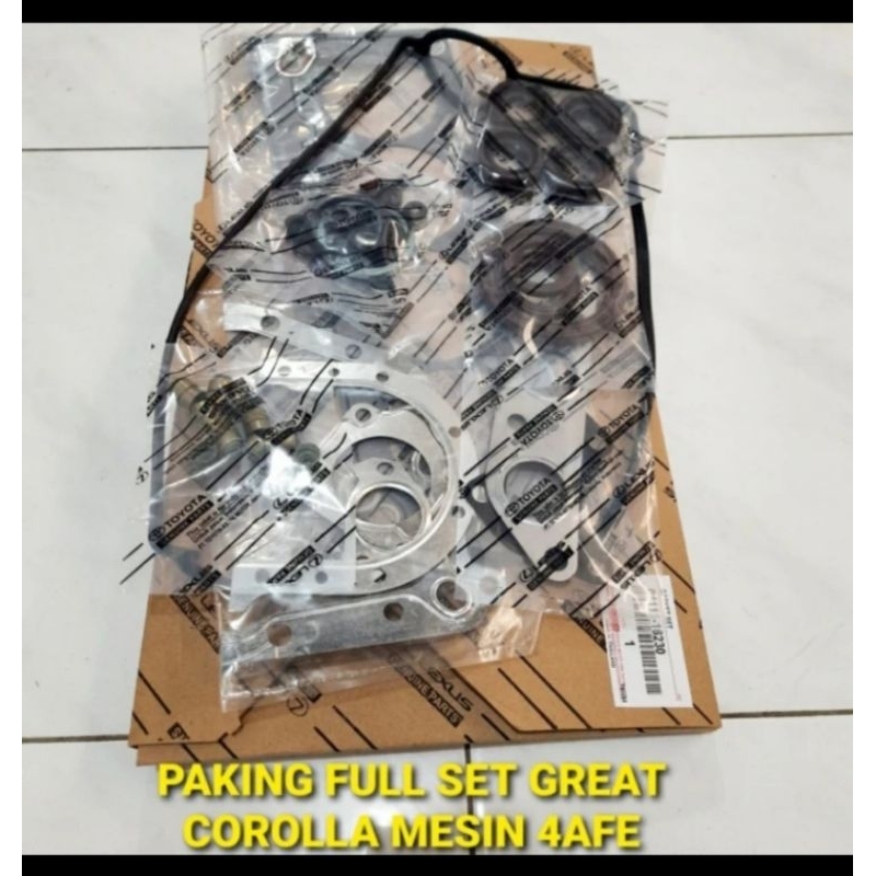 Jual PAKING PACKING GASKET FULL SET COROLLA GREAT 4AFE MADE IN JAPAN | Shopee Indonesia