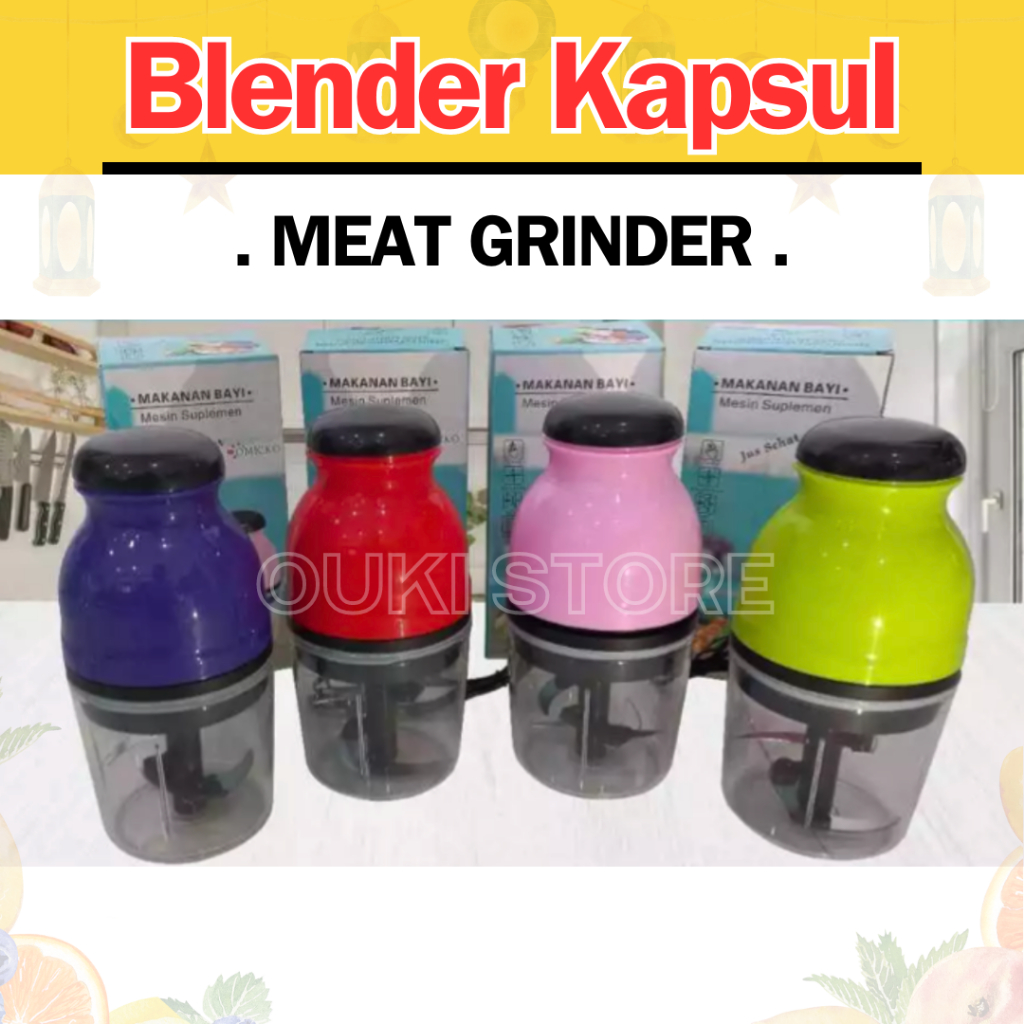 Jual OKS Blender Kapsul Serbaguna Penggiling Daging Sayur Buah-Buah ...
