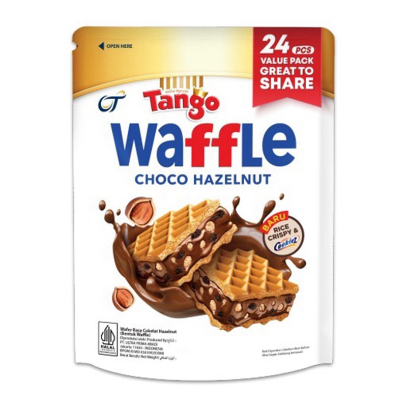 Jual Tango Waffle Choco Hazelnut 24 x 10 Gram | Shopee Indonesia