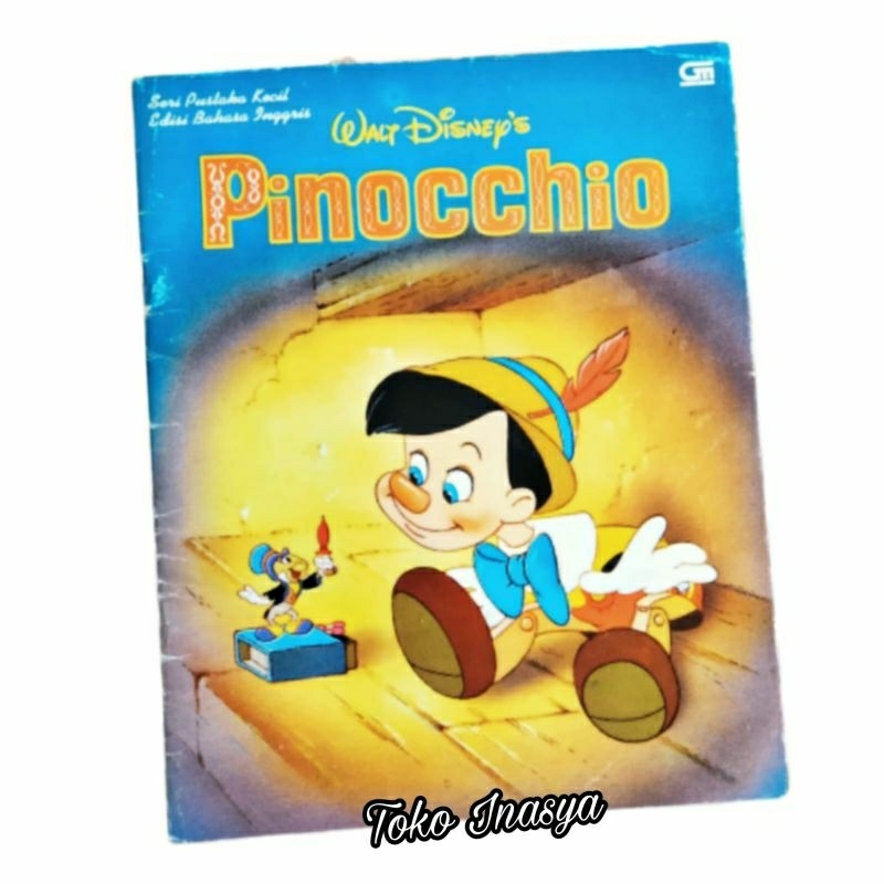Jual BUKU CERITA / PINOCCHIO (WALT DISNEY) ENGLISH / FULLCOLOR | Shopee ...