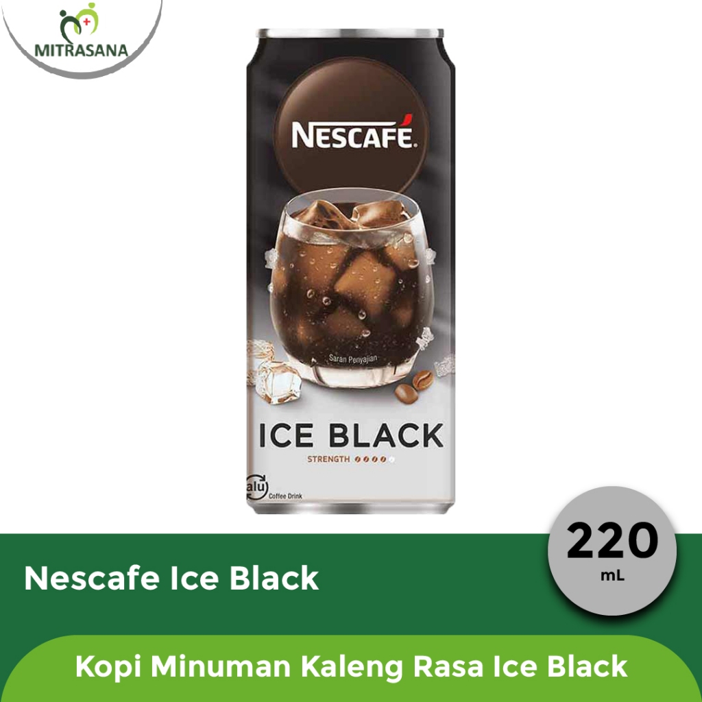 Jual NESCAFE Kopi Minuman Kaleng Rasa Ice Black Can 220ml | Shopee ...