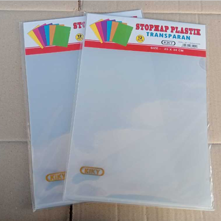 Jual 1 Pack / 12 Lembar Map L F4 Kiky Transparan / Map Bening F4 | Shopee Indonesia