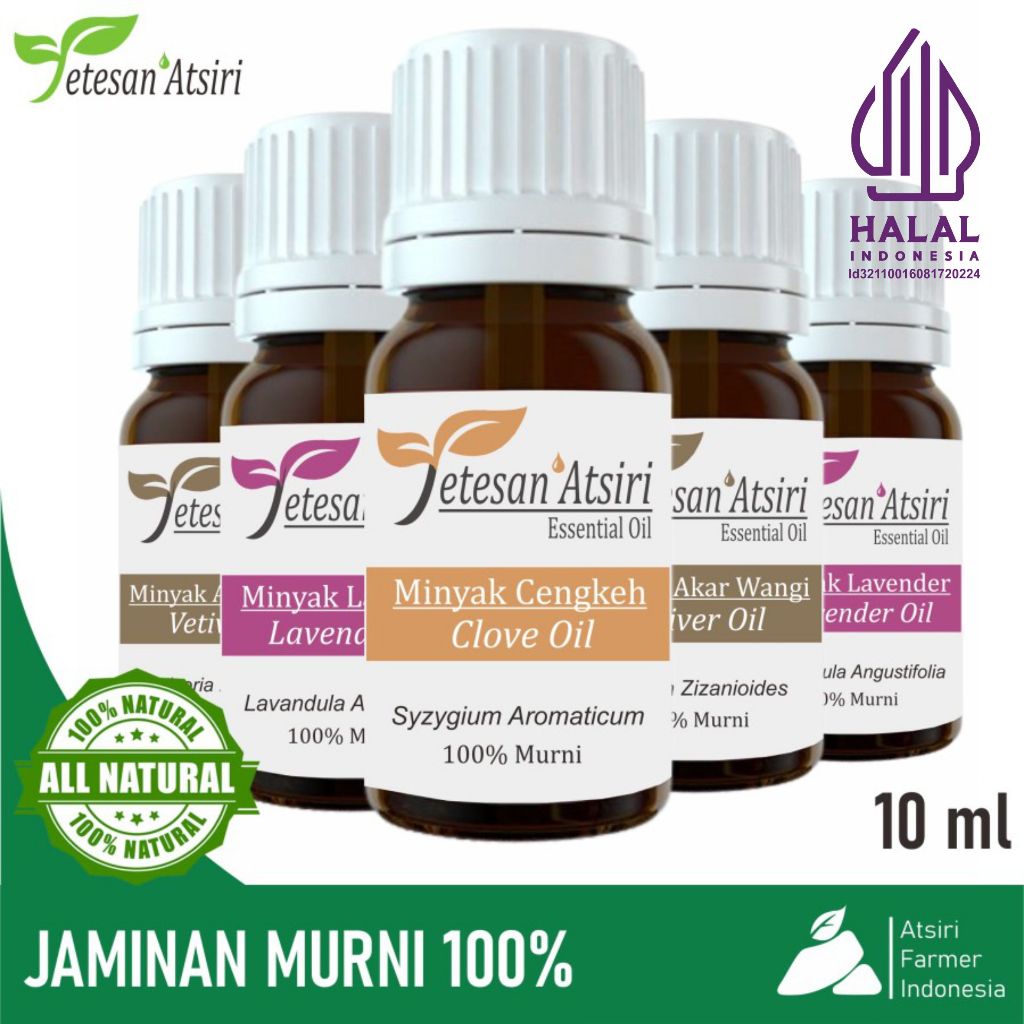 Jual 10ml minyak atsiri murni pure essential essensial esensial oil aromatherapy aromaterapi ...