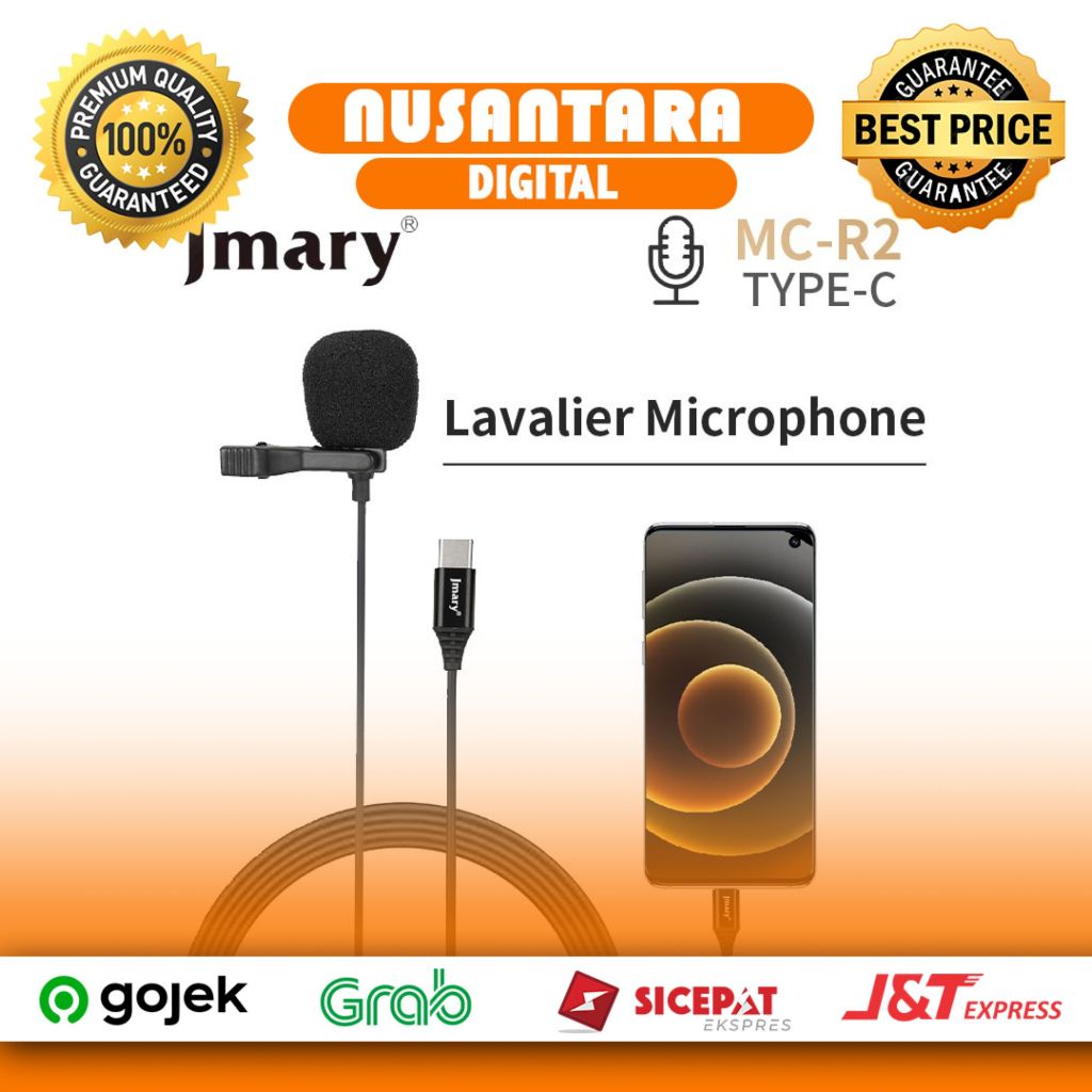 Jual Jmary Type C Lavalier Microphone MC-R2 | Shopee Indonesia